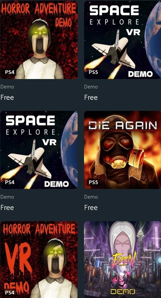 PS Store Demos Now Flooded by Shovelware, Causing Frustration ...