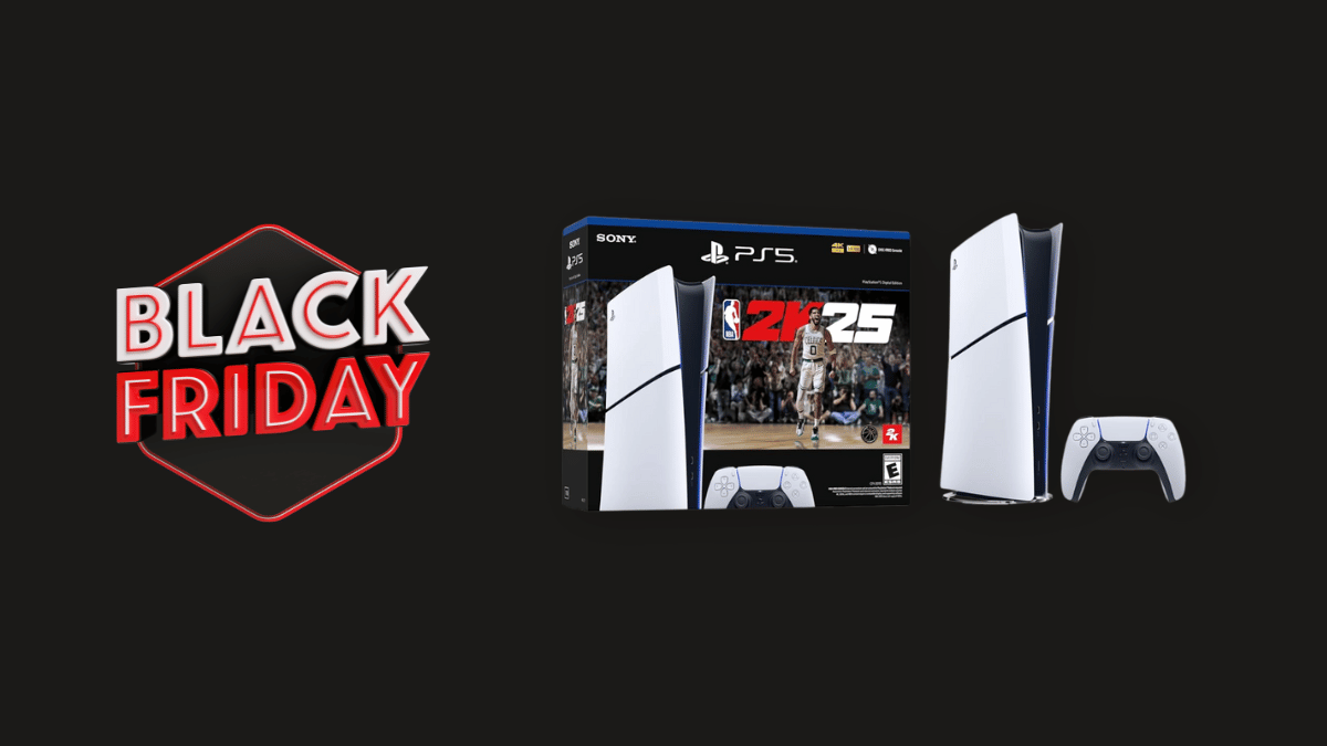 PlayStation 5 Slim NBA 2K25 Bundle at Only $375 for Black Friday