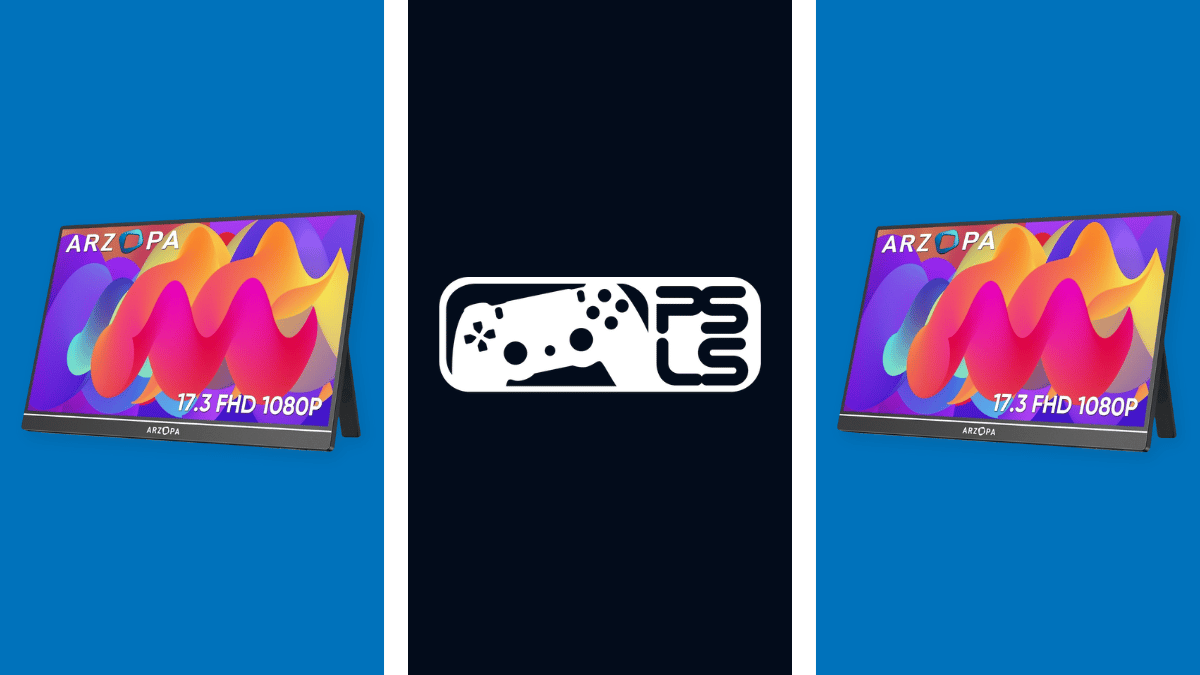 ARZOPA A1M 17.3-inch Portable Monitor for Gaming on the Go!