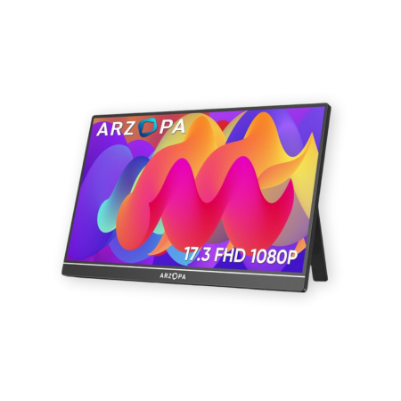 ARZOPA A1M 17.3-inch Portable Monitor for Gaming on the Go!