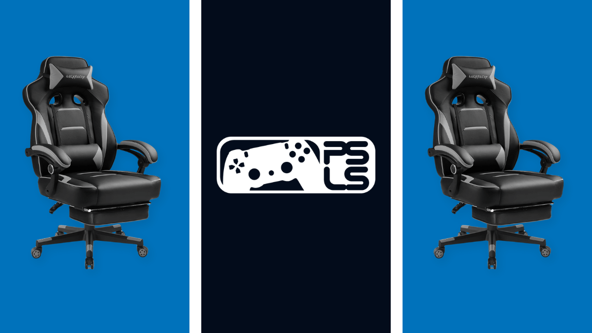 GTPLAYER F59GT Big and Tall Gaming Chair With Footrest - PlayStation ...